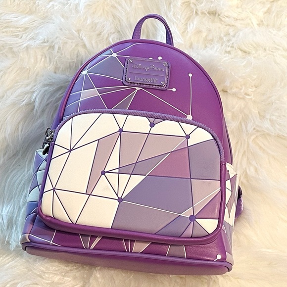 Loungefly | Bags | New Loungefly Disney Parks Purple Wall Mini Backpack ...
